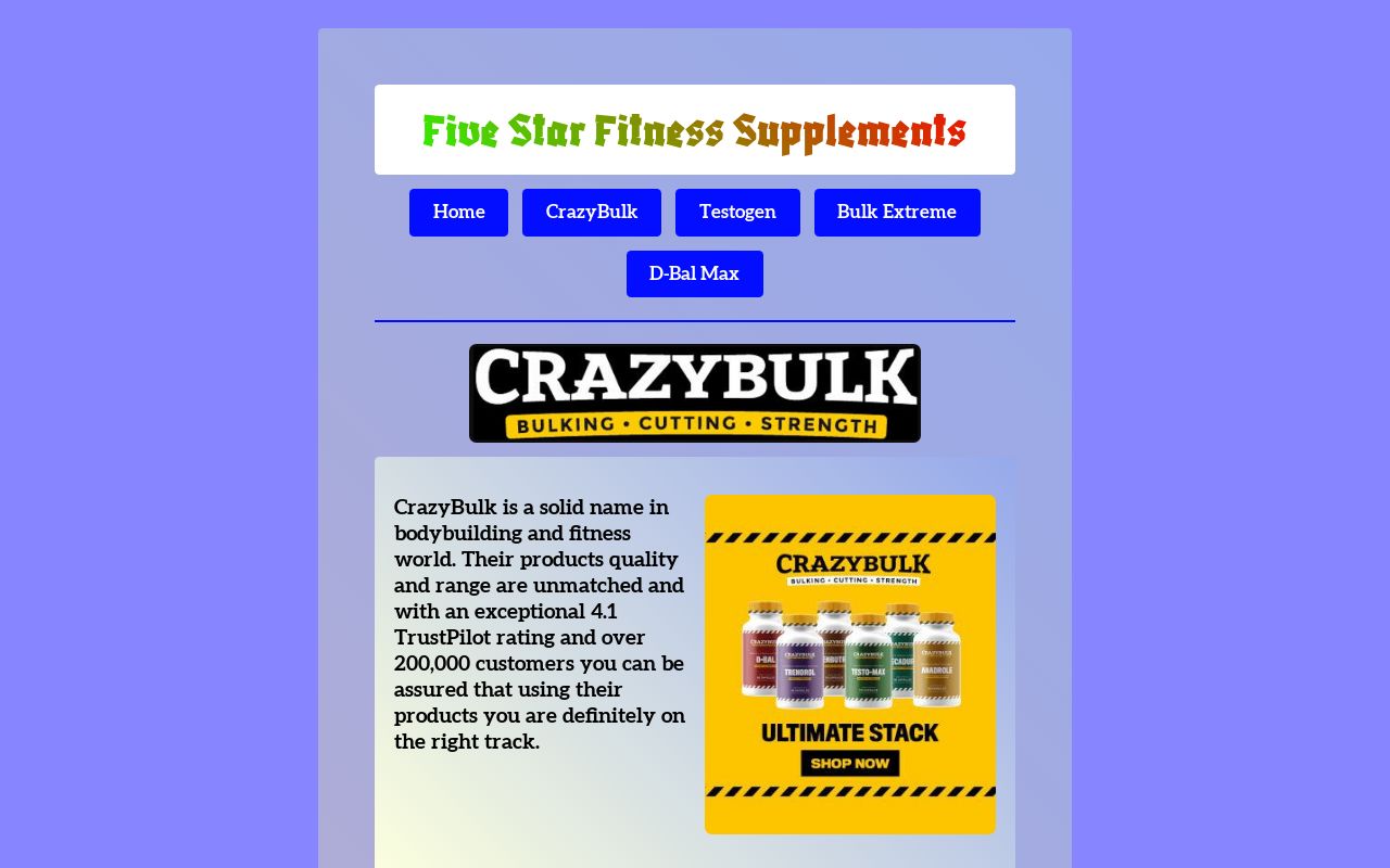 Top Fitness, Bodybuilding and Workout Supplements and Products